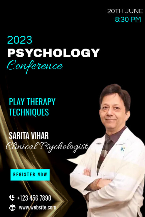 Psychology Conference Banner Templat | PosterMyWall