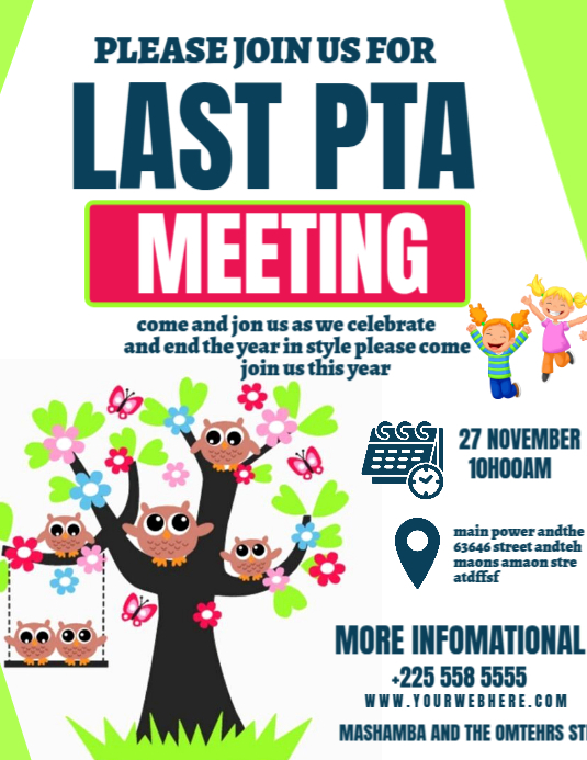 Plantilla de Pta Poster, Pta Flyers, Free Pta Flyer Templates, Join Pta ...