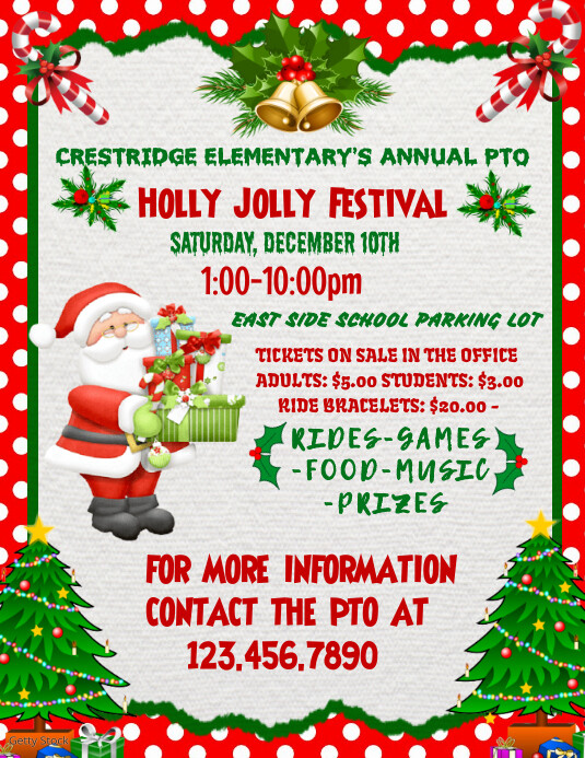 pto event flyer , Christmas event flyers, ha Template | PosterMyWall