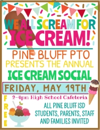 School PTO Ice Cream Social Flyer Template | PosterMyWall