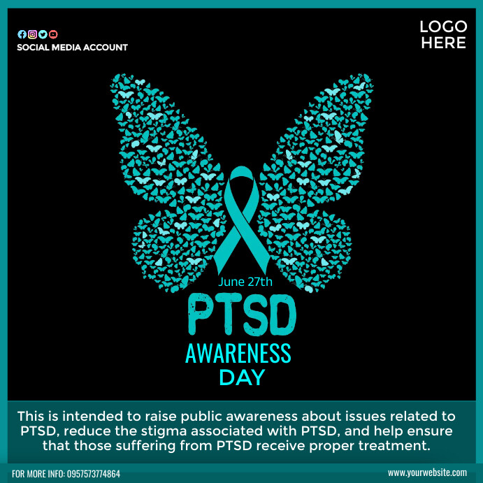 Copy of PTSD Awareness day template | PosterMyWall