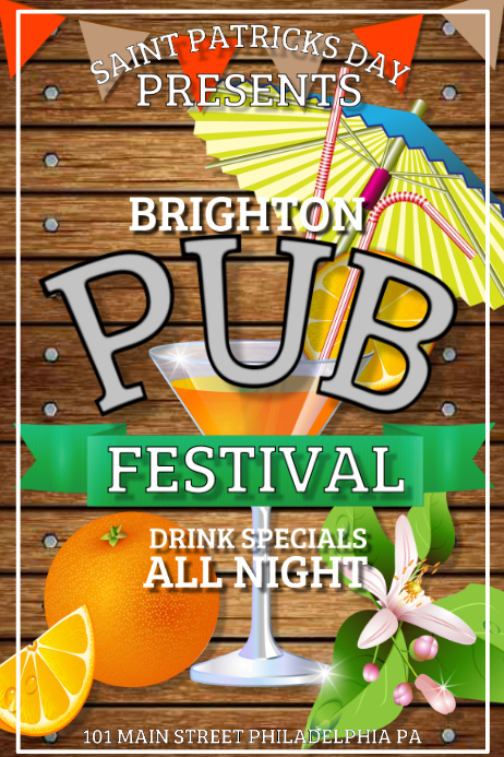 Pub template | PosterMyWall