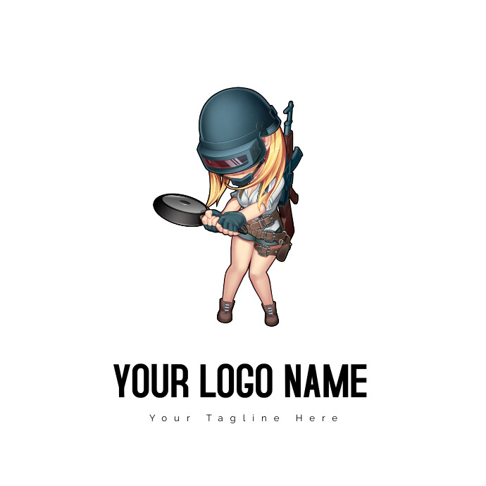 Pubg Character Illustration Logo Template | PosterMyWall