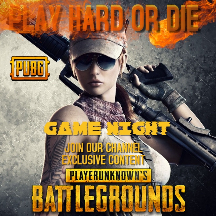 PUBG LIFE Template | PosterMyWall