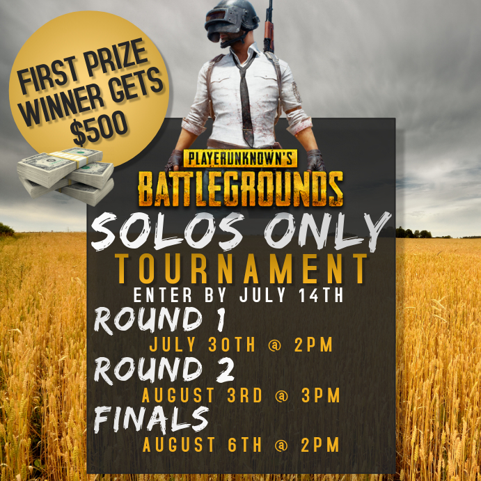 PUBG PLAYERUNKNOWN'S BATTLEGROUNDS TOURNAMENT Template | PosterMyWall