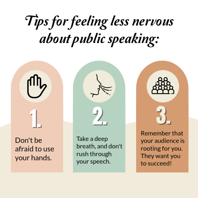 Copy of Public Speaking Tips Instagram Post | PosterMyWall