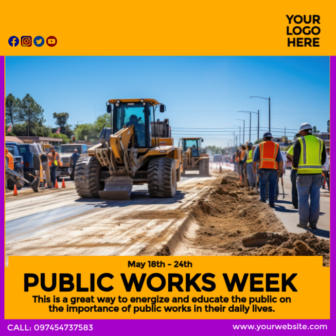 Copy of Public Works Week | PosterMyWall