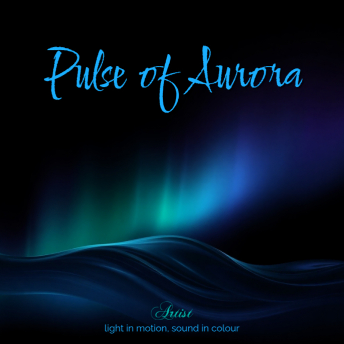 Pulse of Aurora – cinematic electronic soundtrack album cover minimal ...