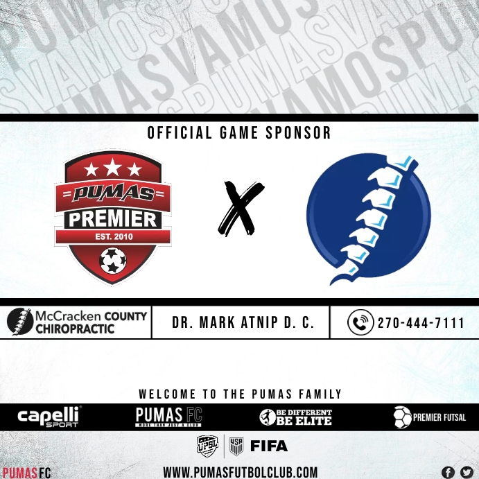 Pumas Sponsor Template | PosterMyWall