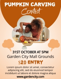 Pumpkin Carving Contest Template | PosterMyWall