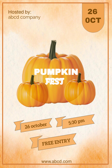 Copy of PUMPKIN FEST POST|PUMPKIN DAY |PUMPKIN EVENT | PosterMyWall