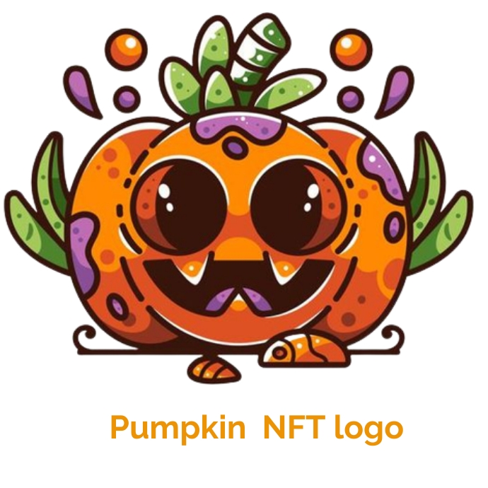 Pumpkin NFT logo Template | PosterMyWall