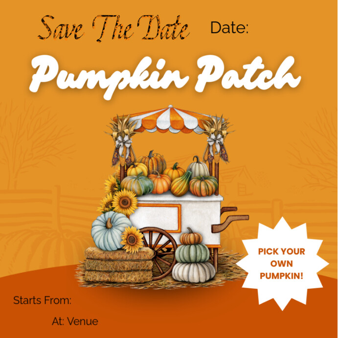 Copy of Pumpkin Patch | PosterMyWall