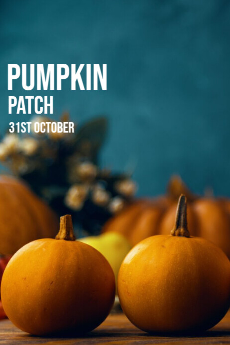 Pumpkin Patch Template | PosterMyWall