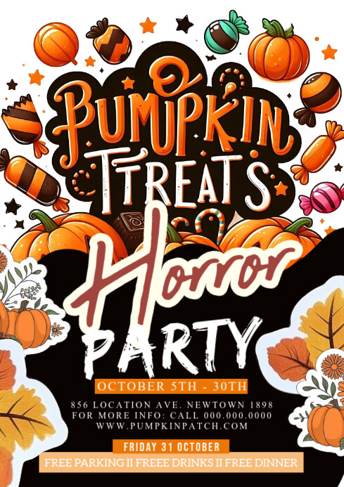 Pumpkin Patch Flyer Template | PosterMyWall