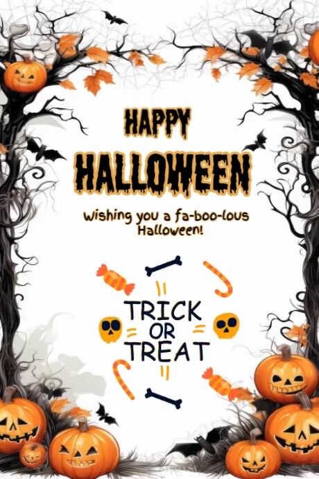 Copy of Pumpkin Patch Halloween theme | PosterMyWall