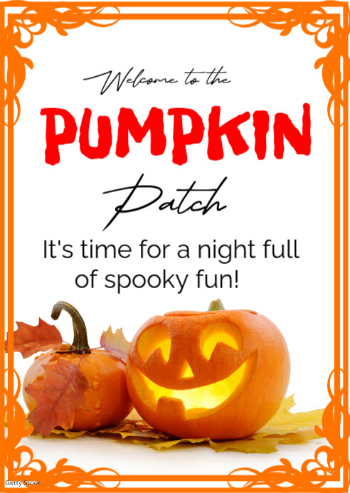 pumpkin patch poster Templat | PosterMyWall