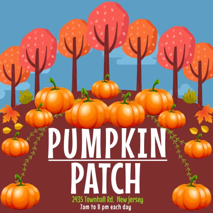 Copy of pumpkin patch video instagram post | PosterMyWall