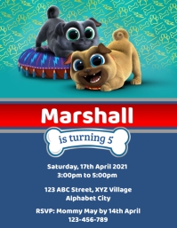 Dog Birthday Invitation Template | PosterMyWall
