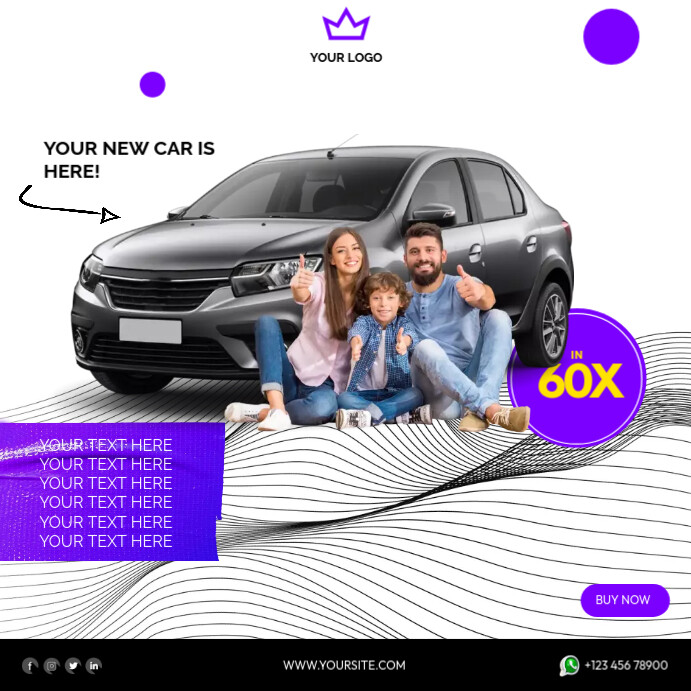 purchase of vehicles Template | PosterMyWall