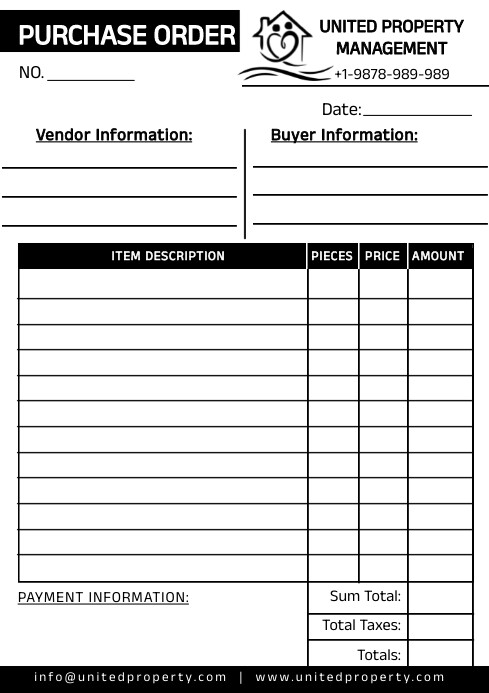 Purchase Order Business Flyer Template | PosterMyWall