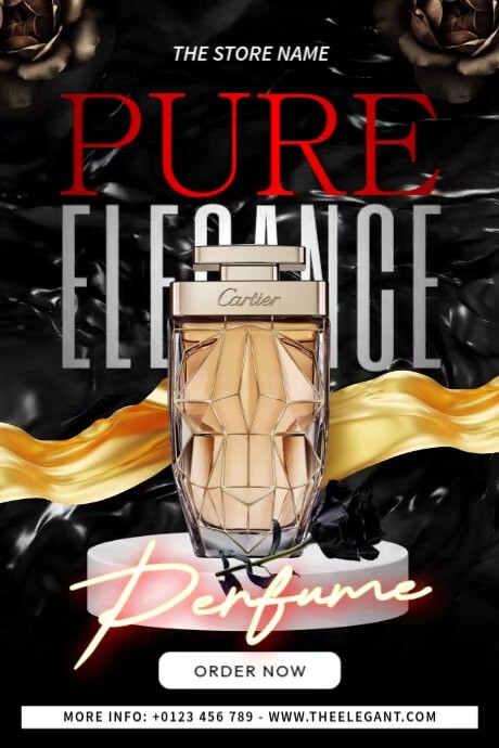 Copy of Pure Elegance Perfume | PosterMyWall