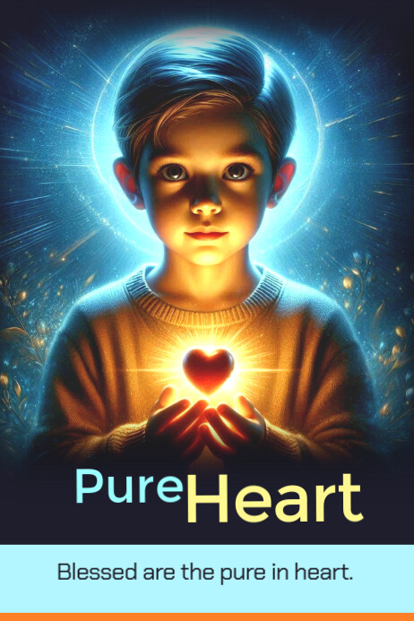 Copy of Pure in heart | PosterMyWall