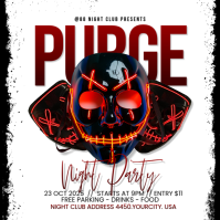 Purge Night Party Template | PosterMyWall