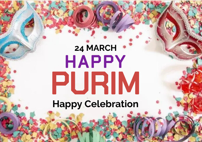 Purim Template | PosterMyWall