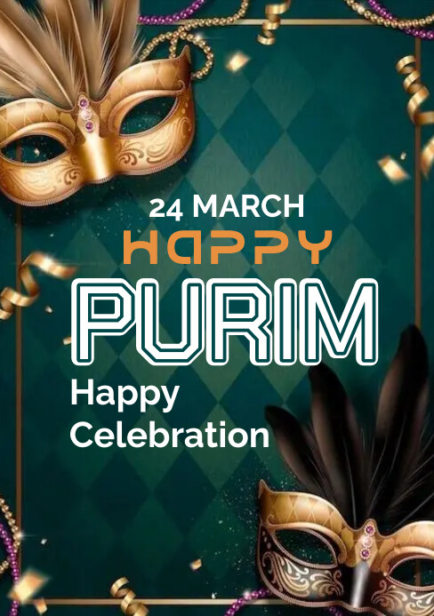 Purim Template | PosterMyWall