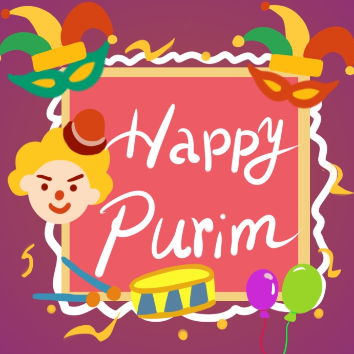 Copy of Purim Festival Poster Template | PosterMyWall
