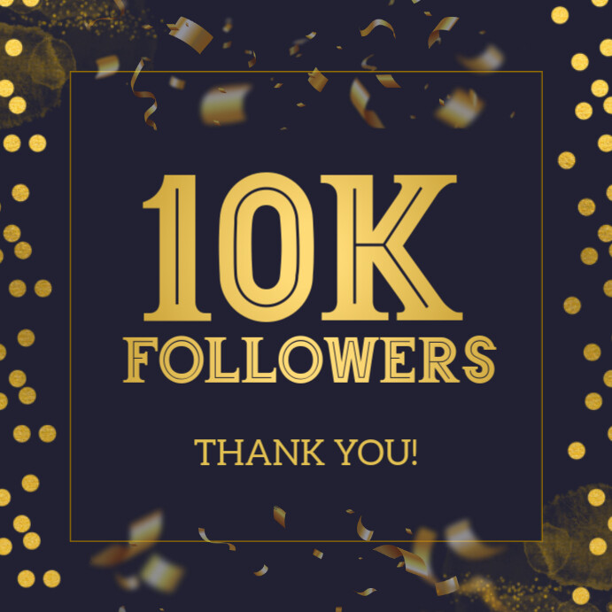 Copy of Purple 10k Followers Celebration Post Instagram Post | PosterMyWall
