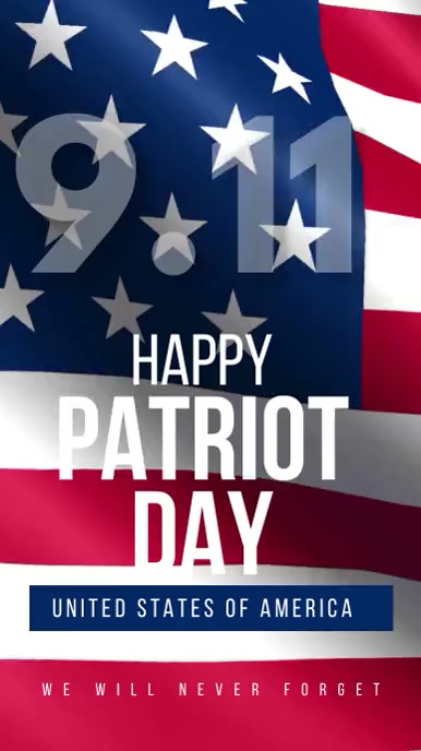 Copy of Purple 3d Patriot Day Usa Tampilan Digital (9 | PosterMyWall