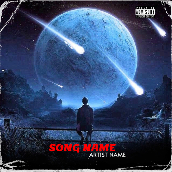 Purple A Album Cover Template | PosterMyWall