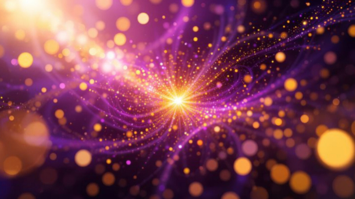 Purple Abstract Light Burst Digital Display Template | PosterMyWall