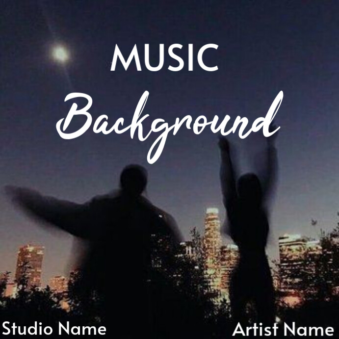Plantilla de Purple Abstract Music Background Instagram Post | PosterMyWall