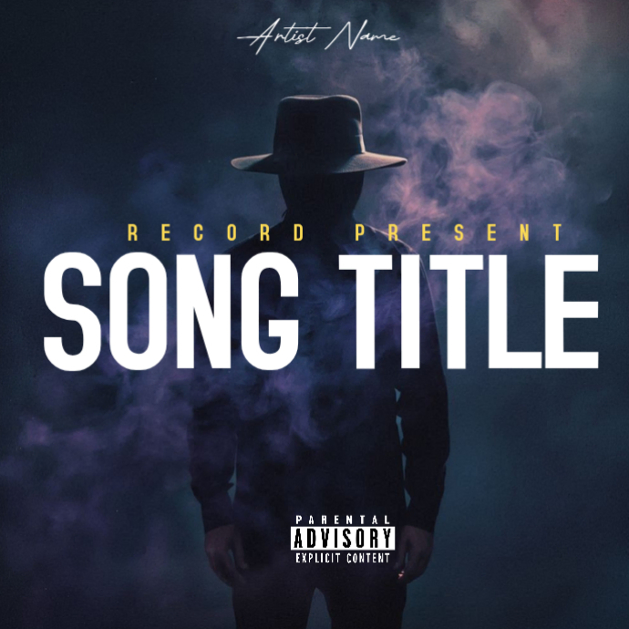 Purple Album Cover Album Cover Template | PosterMyWall