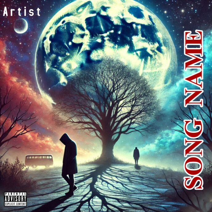 Copy of Purple Album Cover Alone Album Cover Album Cover | PosterMyWall