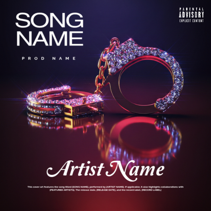 Purple Album Cover diamond prison Template | PosterMyWall