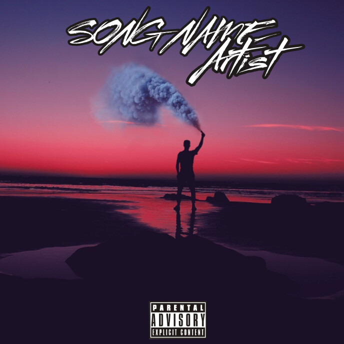 Plantilla de Purple Alone Music Album Cover | PosterMyWall