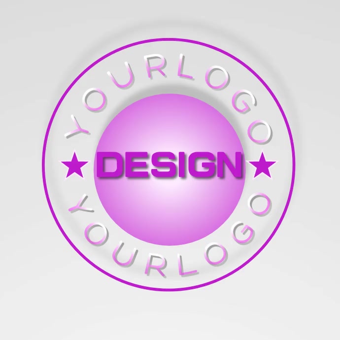 Plantilla de Purple animated video logo | PosterMyWall