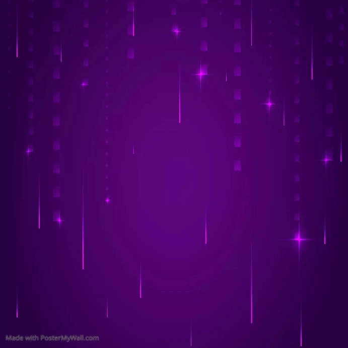 Purple background with falling particles Template | PosterMyWall