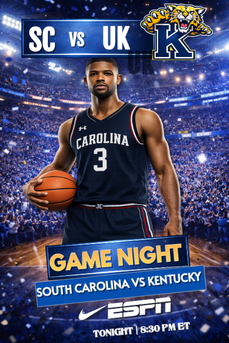 Purple Basketball Game Night Poster Template | PosterMyWall