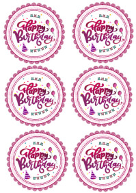 Happy Birthday Topper Template | PosterMyWall