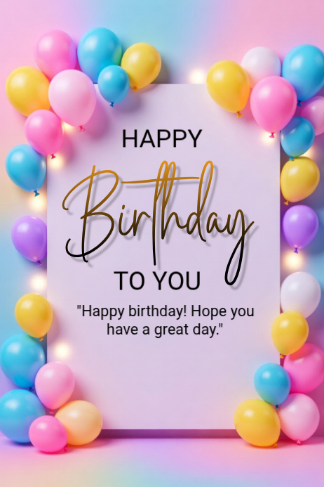 Purple Birthday Celebration Poster Template | PosterMyWall