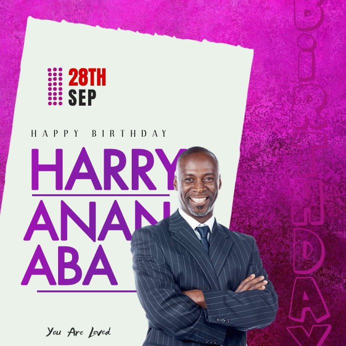purple birthday template (7) | PosterMyWall