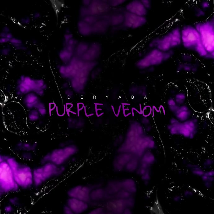 Copy of Purple Black Venom Abstract Video Album Cover | PosterMyWall
