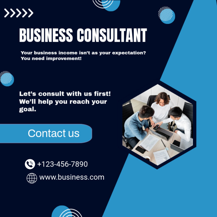 Purple Business Consultant Instagram Post Template | PosterMyWall