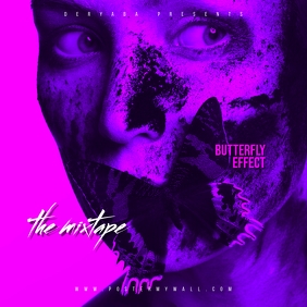 Butterfly CD Cover Art Template | PosterMyWall