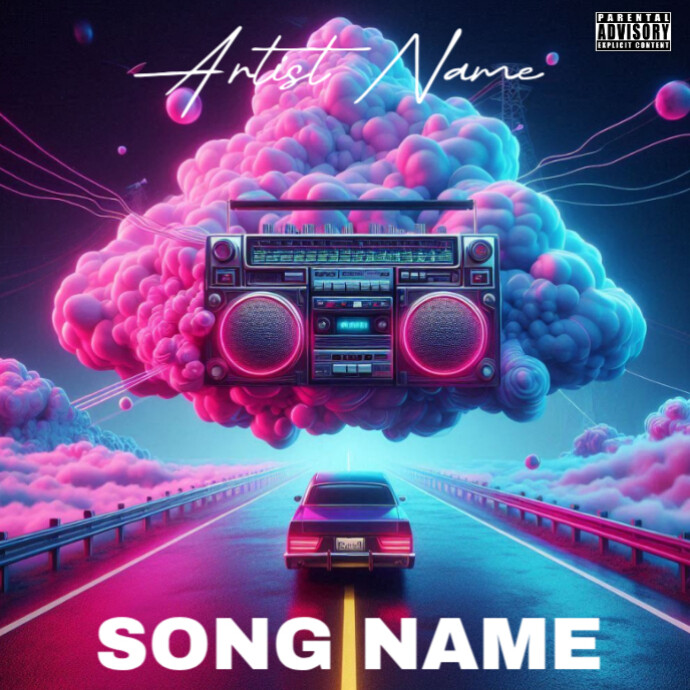 Purple Cd Mixtape Album Cover Album Cover Template | PosterMyWall